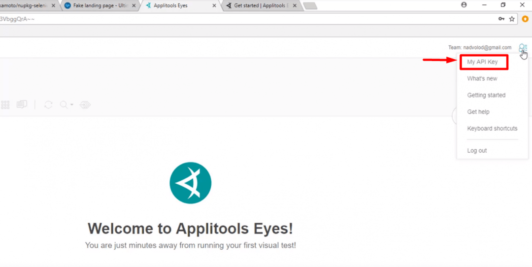 Applitools - Getting Started with Applitools