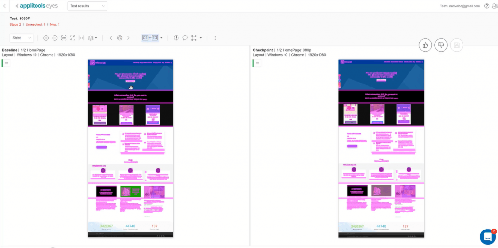 Applitools - Fluent API and How programmatic regions look - Ultimate QA