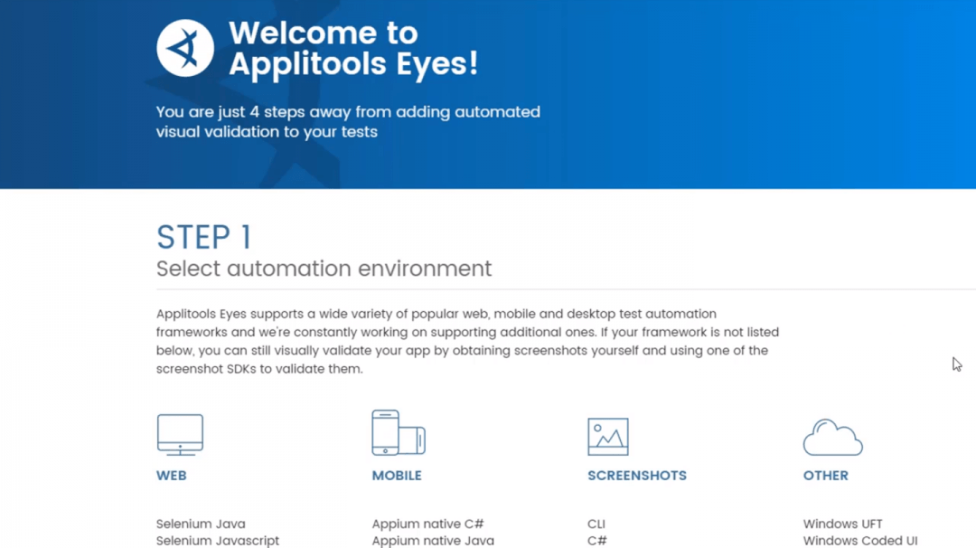 Applitools - Getting Started with Applitools